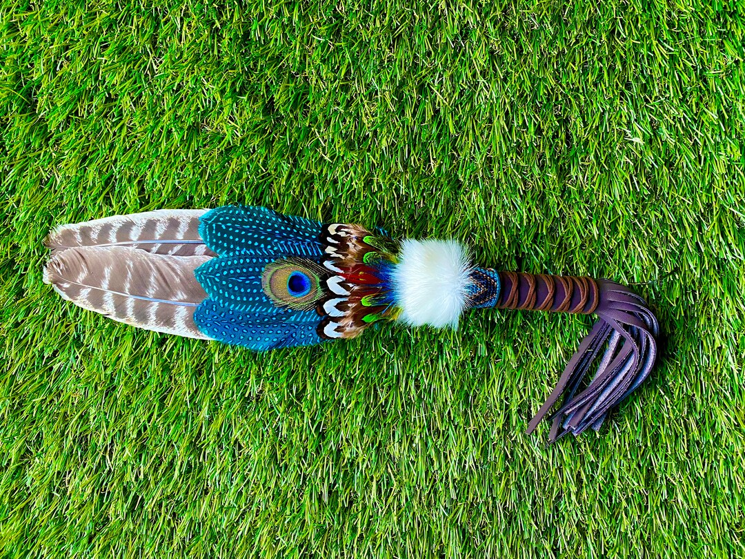 Beautiful Handmade Smudge Feather Fan. Shamanic Feather Fan - Etsy