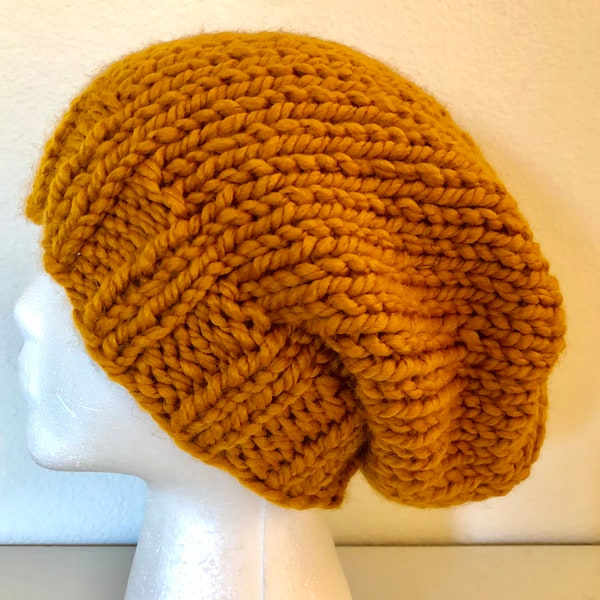 Yellow Knit Hat - Etsy