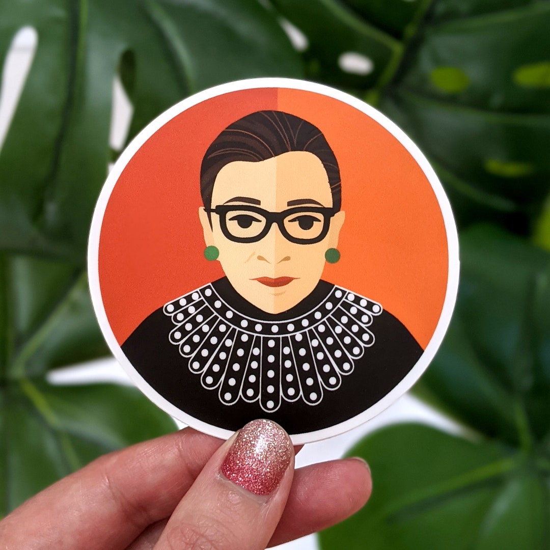 Notorious RBG Vinyl Sticker by Amber Leaders 3 Inches - Etsy