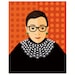 Notorious RBG by Amber Leaders 5x7, 8x10, 11x14, 16x20 Art Print - Etsy