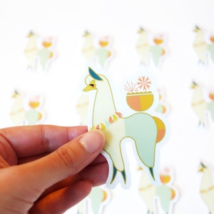 Llama Vinyl Sticker 3.25 Inches - Etsy