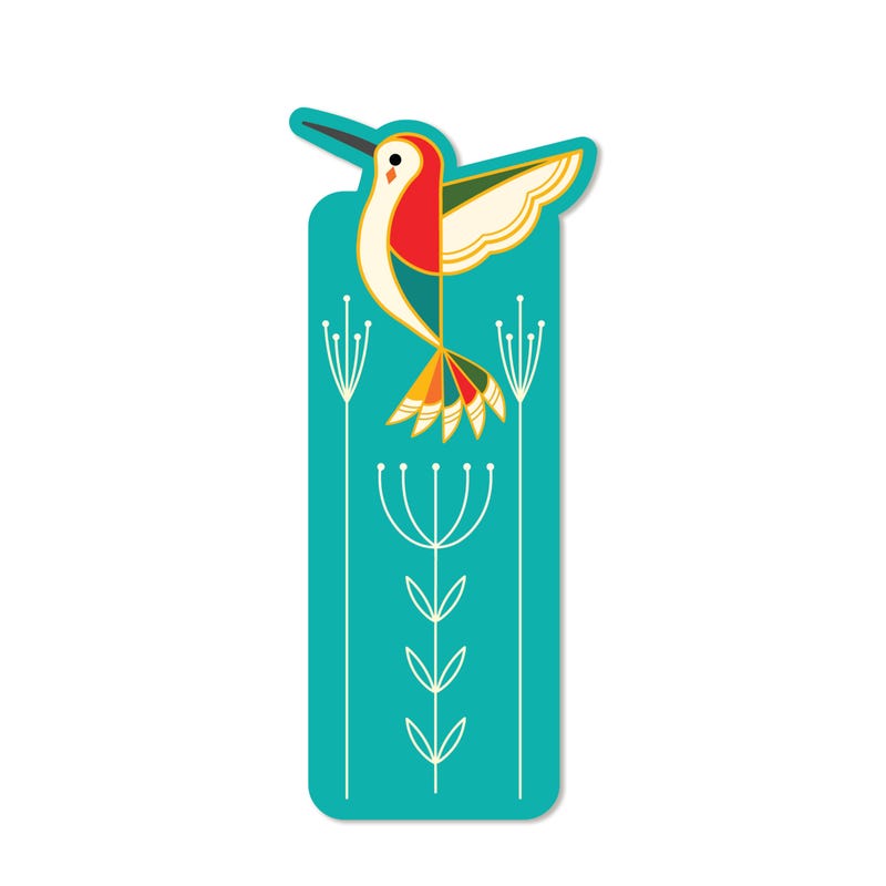 Hummingbird Bookmark - Etsy