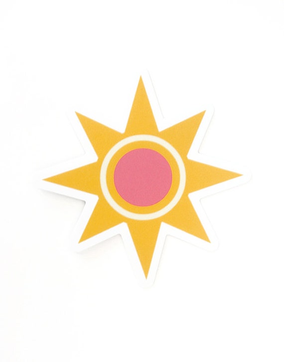 Sunshine Vinyl Sticker 3.25 Inches | Etsy