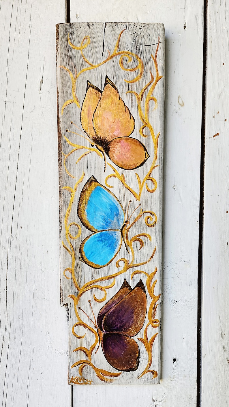 Butterflies Porch Board - Etsy