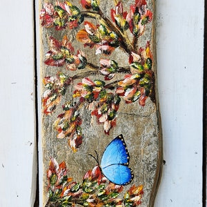 Bluebird and Butterflies, Porch Board - Etsy