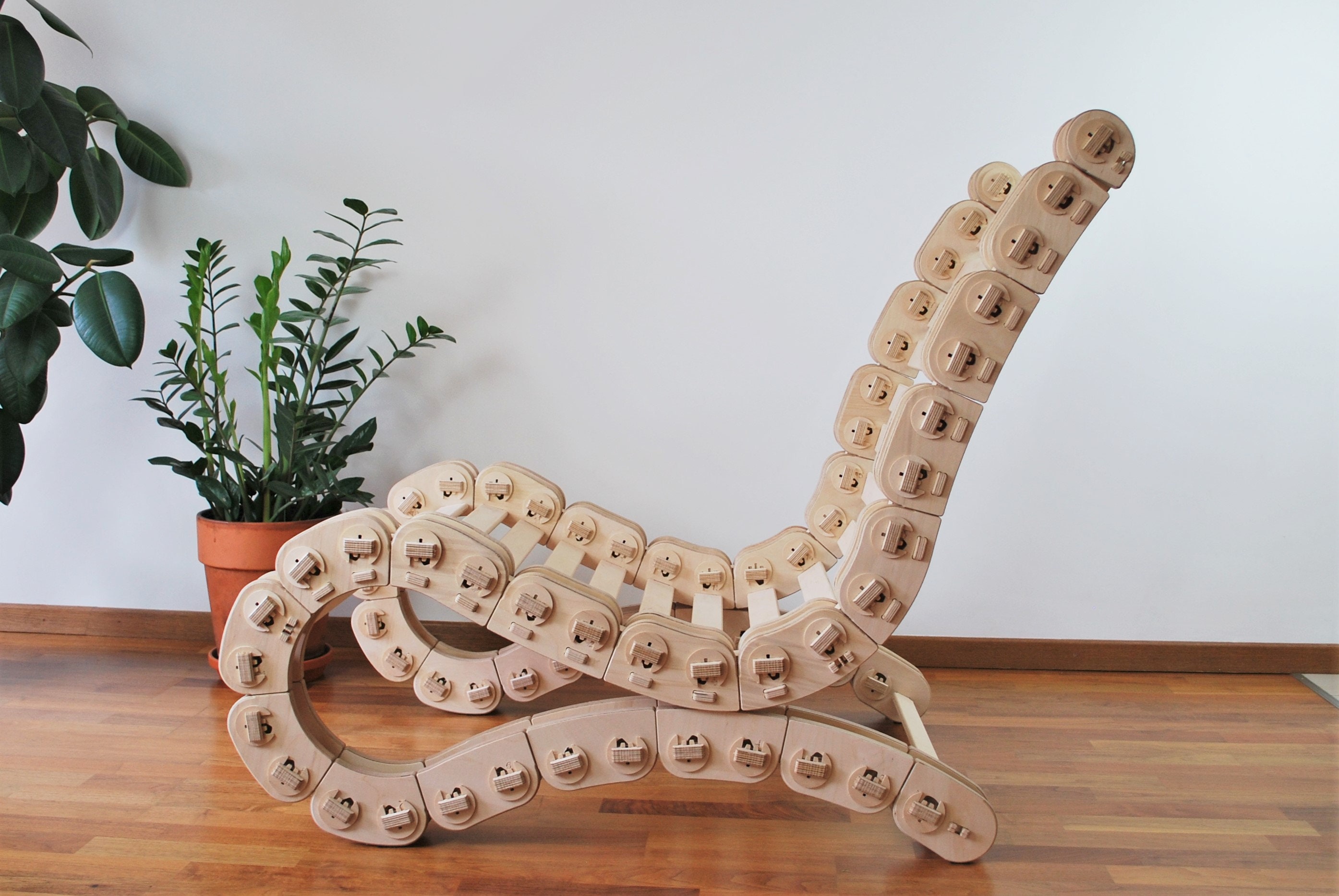 DIY Plans of Unique and Original Roll up Lounge Chair. for CNC - Etsy ...