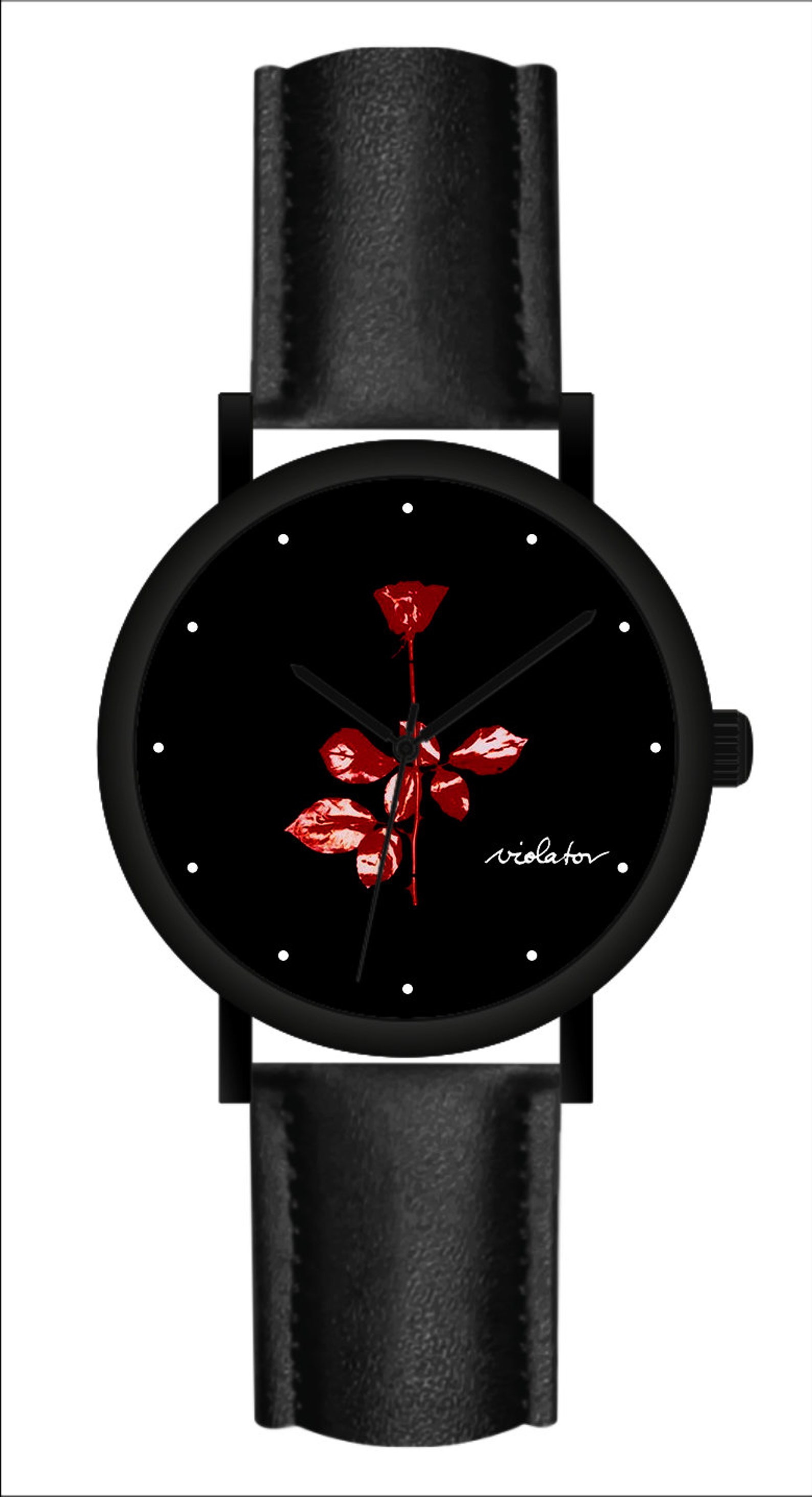 Depeche Mode Watch Violator Red Rose Ø40mm Personalized Gift - Etsy