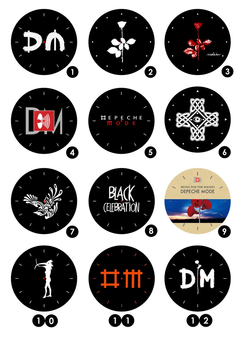 Depeche Mode Watch, Memento Mori, Ø40mm Personalized Gift, DM Fan ...