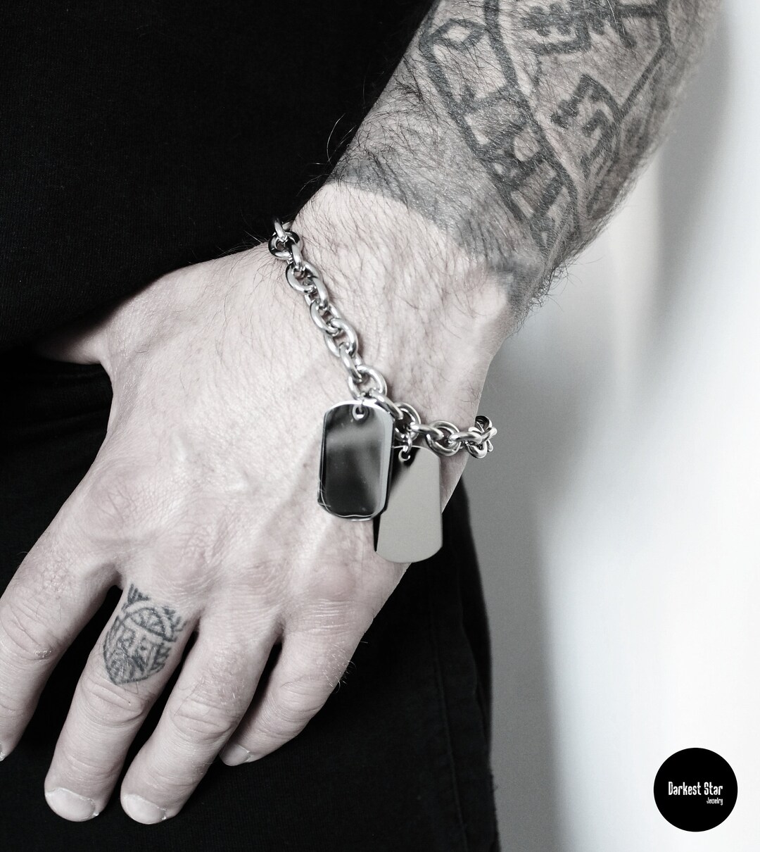 Depeche Mode Jewelry, Dave Gahan Bracelet, Stainless Steel, Dog Tag ... Depeche Mode Jewelry, Dave Gahan Bracelet, Stainless Steel, Dog Tag ...