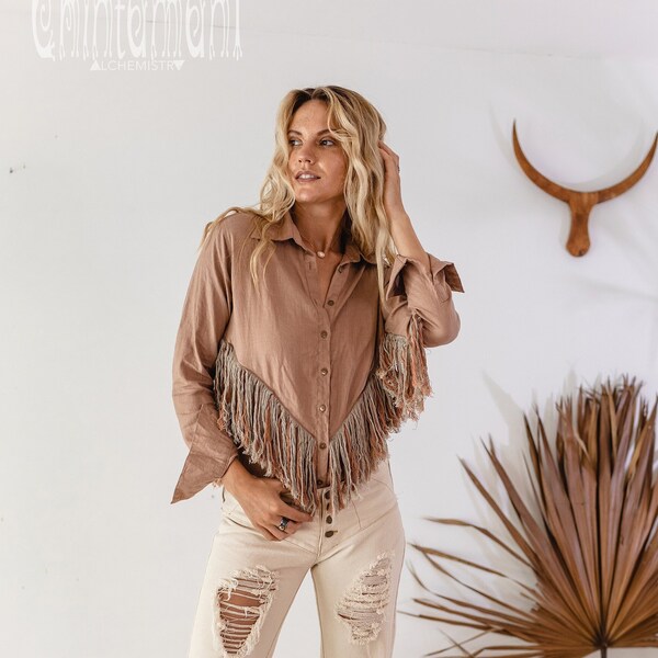 Fringe Blouse - Etsy