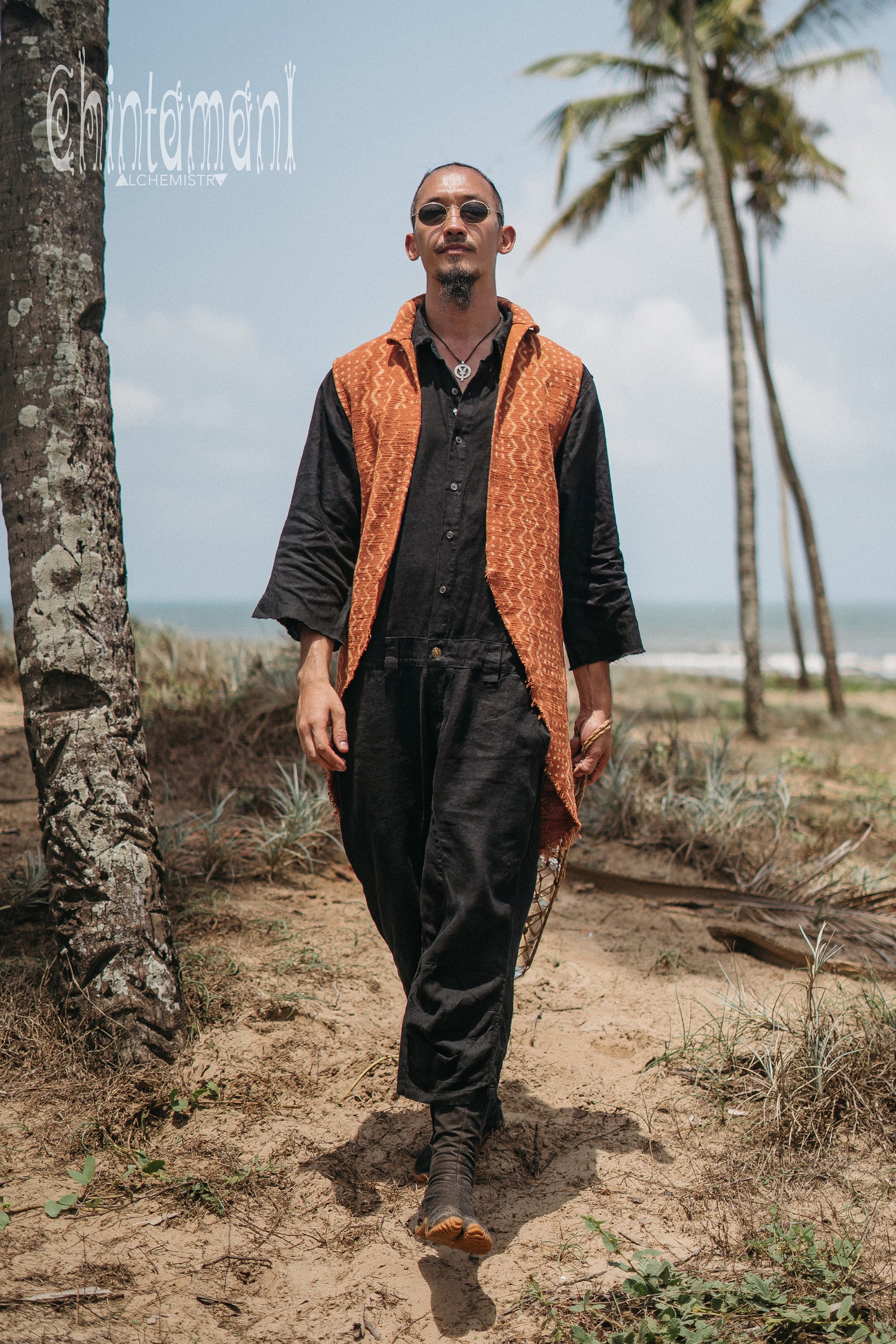 Mens Vest Jacket Boho Clothing Tulum Man Festival Outfit - Etsy