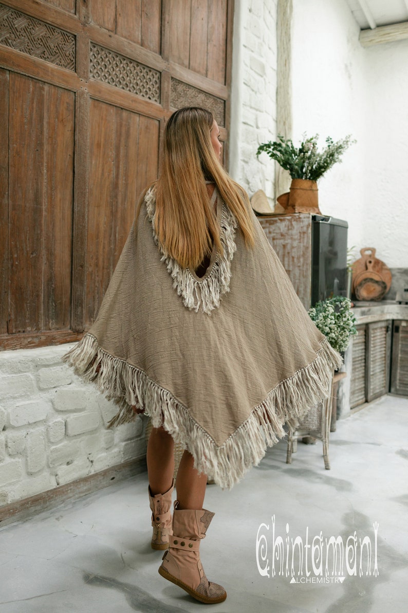 Poncho Cape Women Hippie Boho Clothes Tribal Ceremony - Etsy