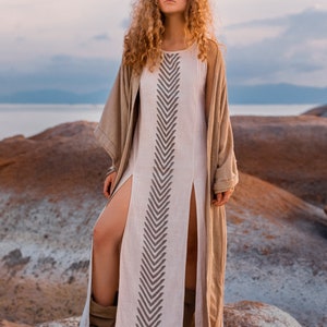 Organic Cotton Dress Boho Clothing Women Maxi Tank Dress - Etsy