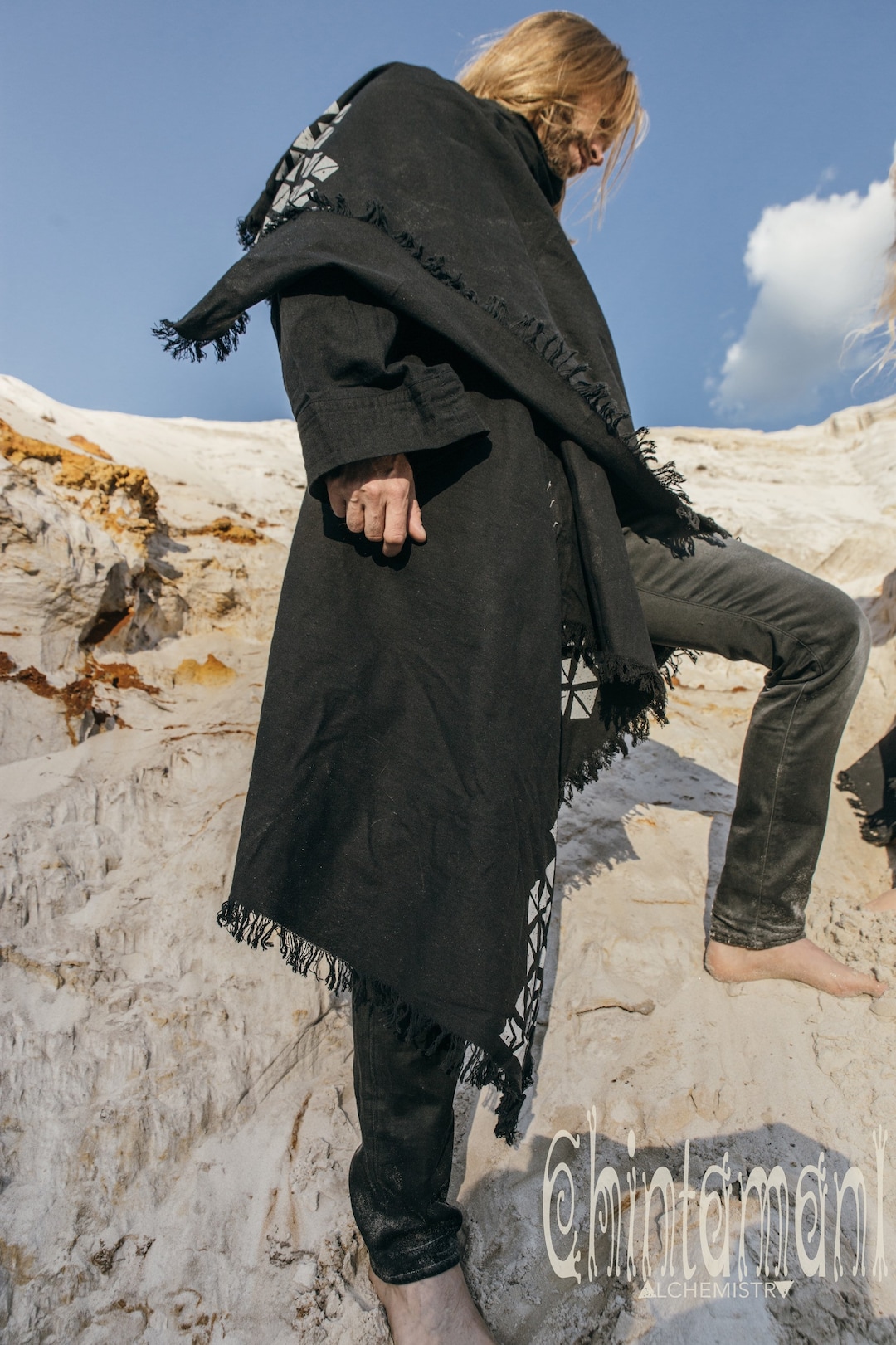 Mens Kimono Wrap Mantle Huge Wrap Cloak Poncho 100% Raw - Etsy