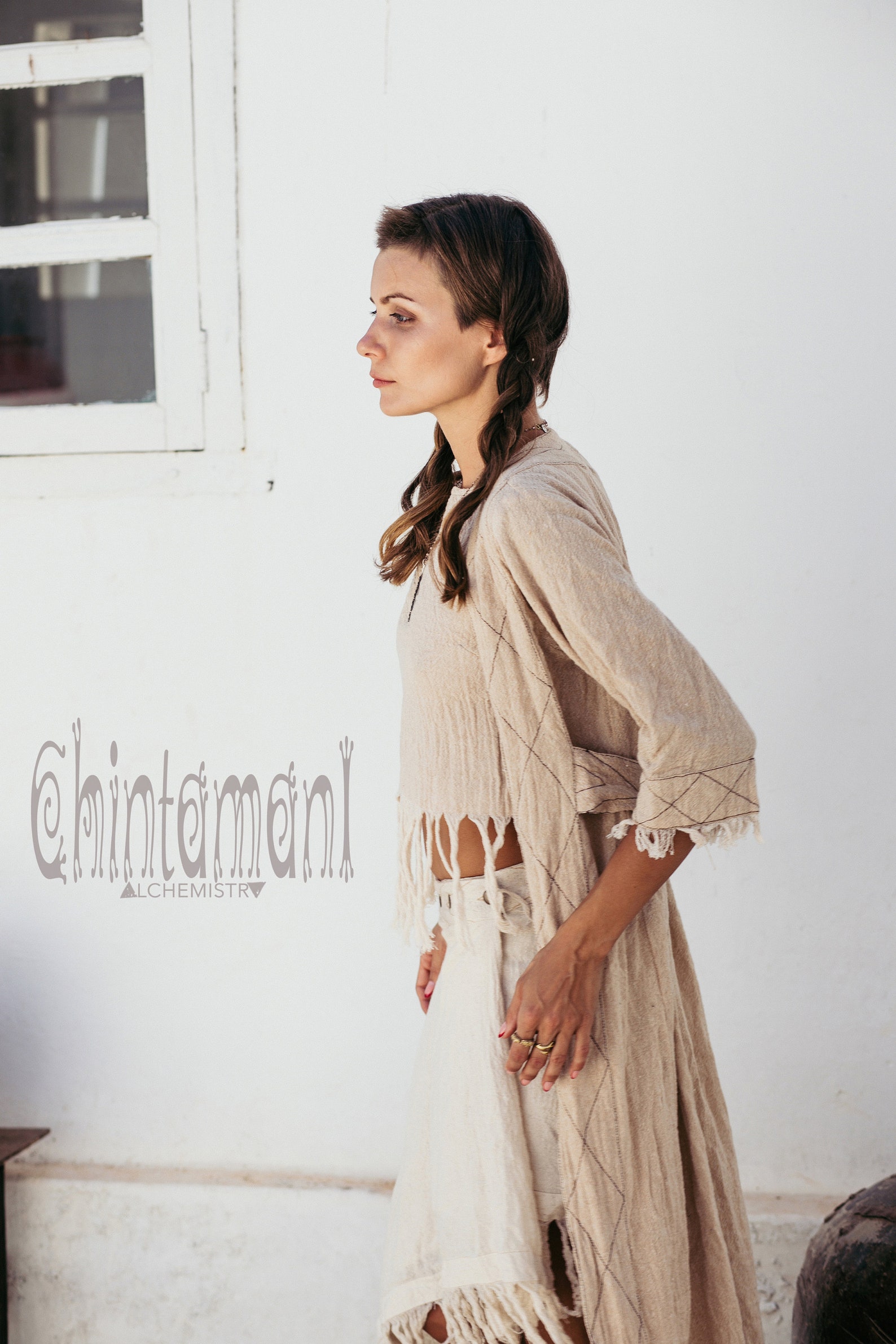Organic Cardigan Robe Boho Dress Earthy Organic Clothing - Etsy