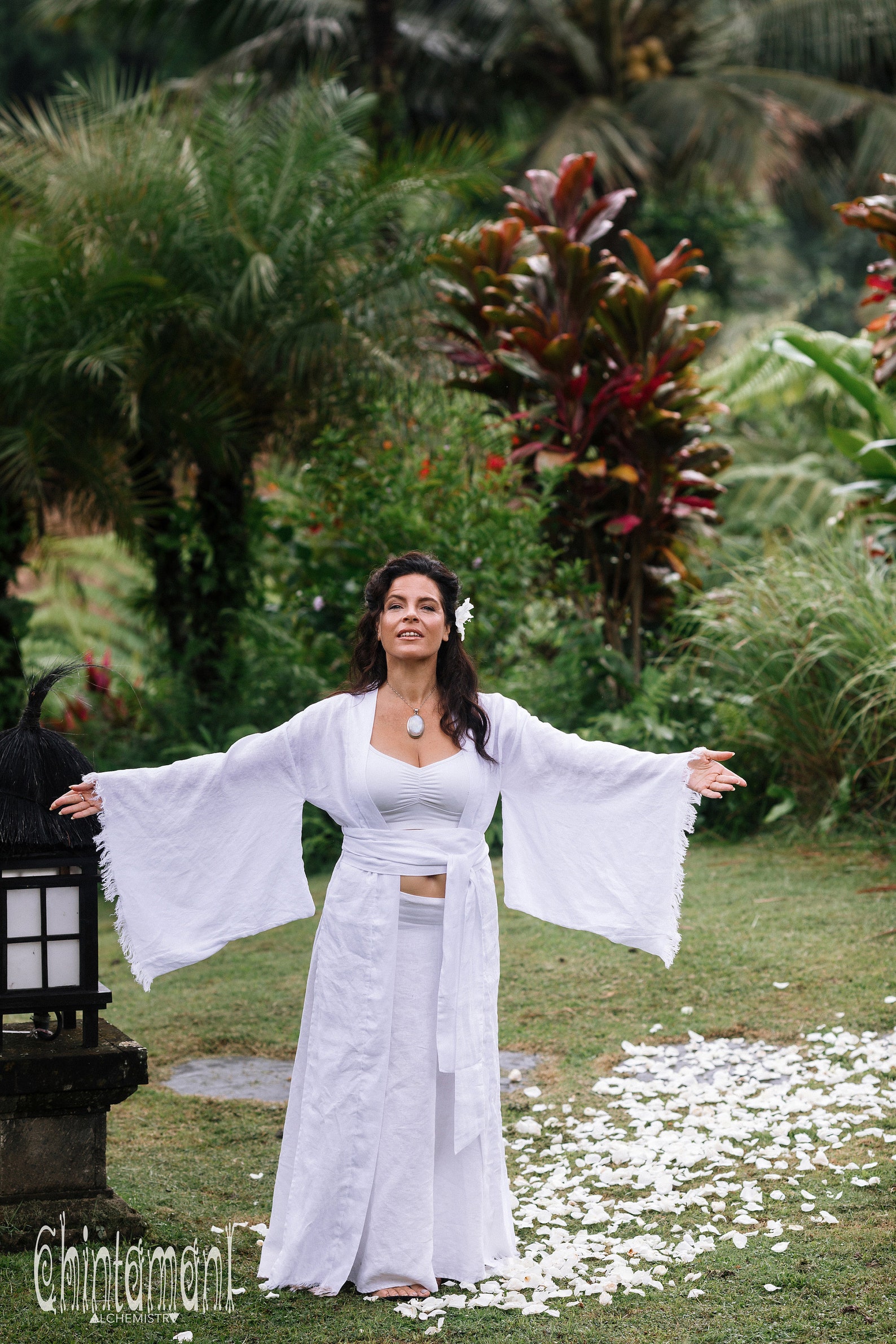 Linen Kimono Robe Boho Clothing Women Wedding Kimono Dress | Etsy