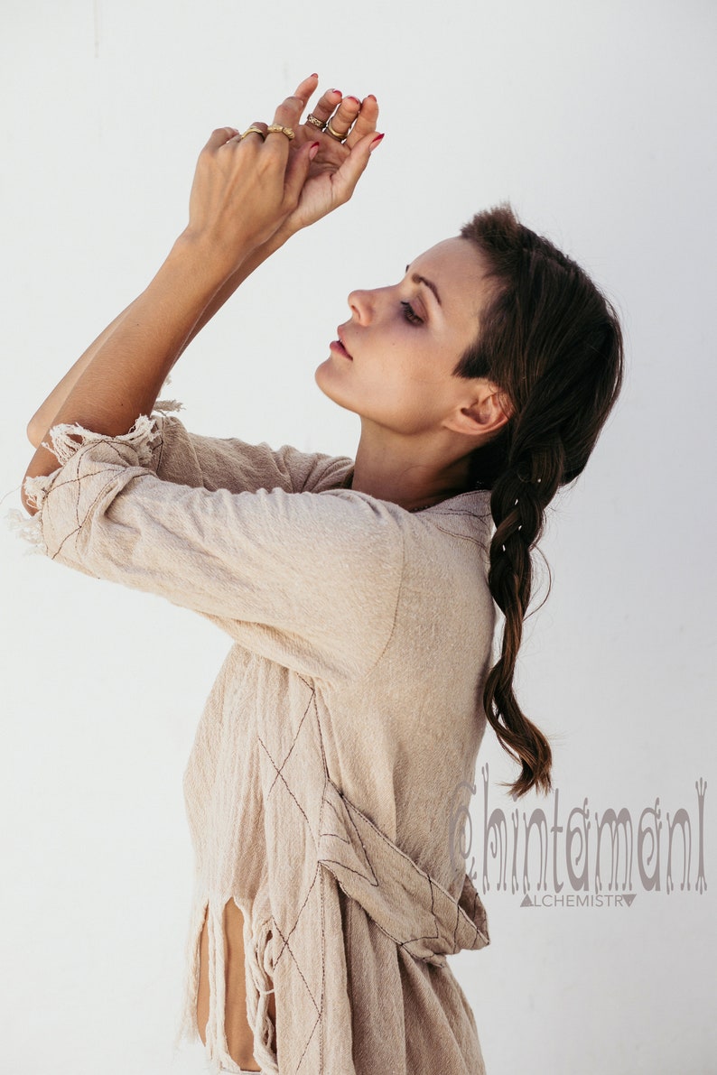 Organic Cardigan Robe Boho Dress Earthy Organic Clothing | Etsy