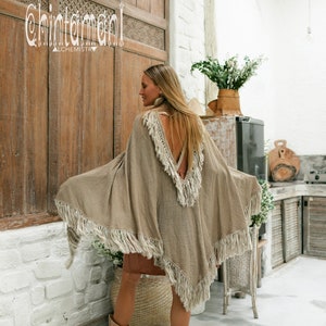 Poncho Cape Women Hippie Boho Clothes Tribal Ceremony - Etsy