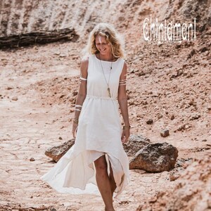 Soft Cotton Boho Dress Natural Organic Dress White - Etsy