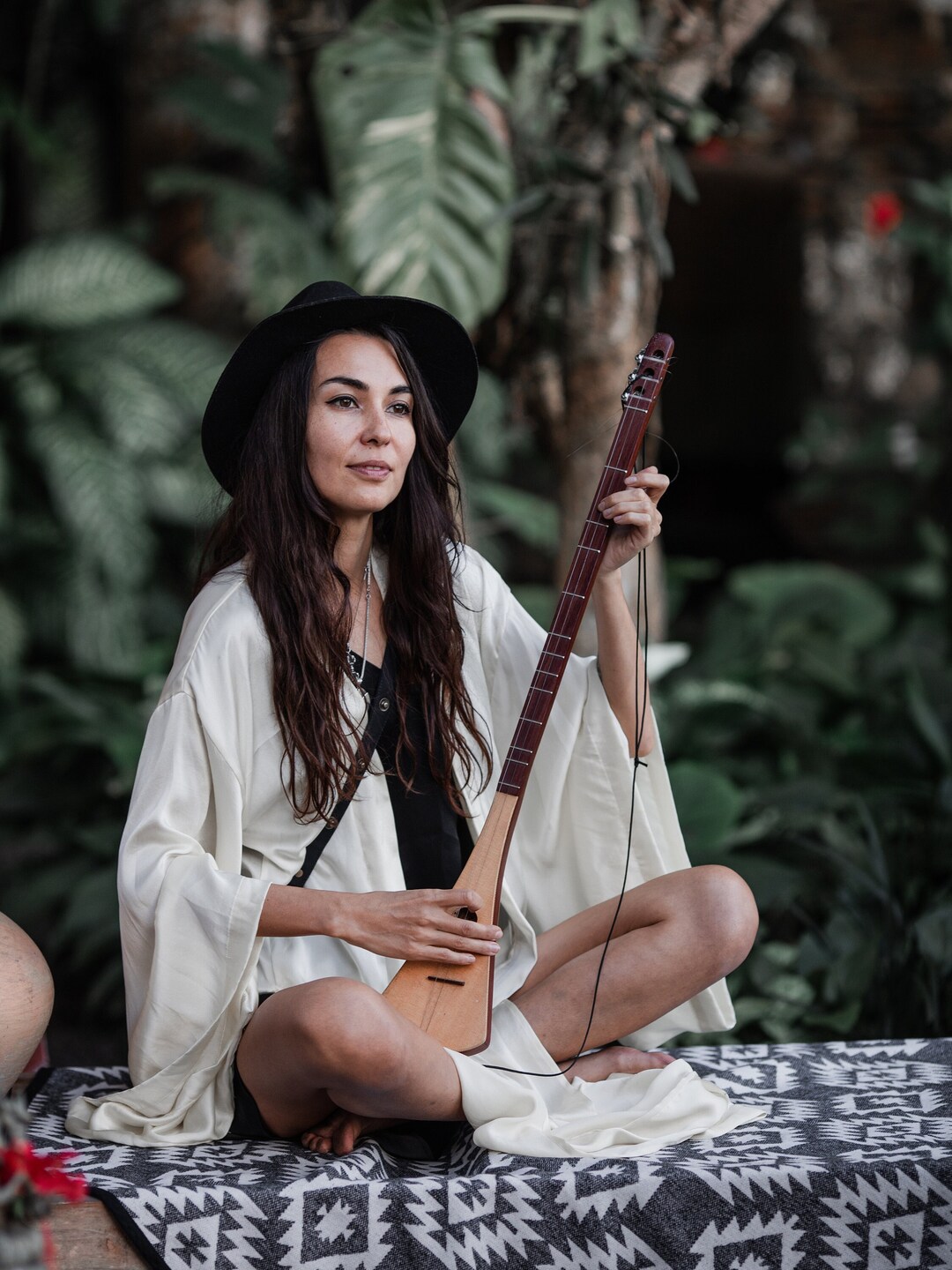 Cream Silk Kimono Robe Natural Silk Clothing Women Boho Kimono Cardigan ...