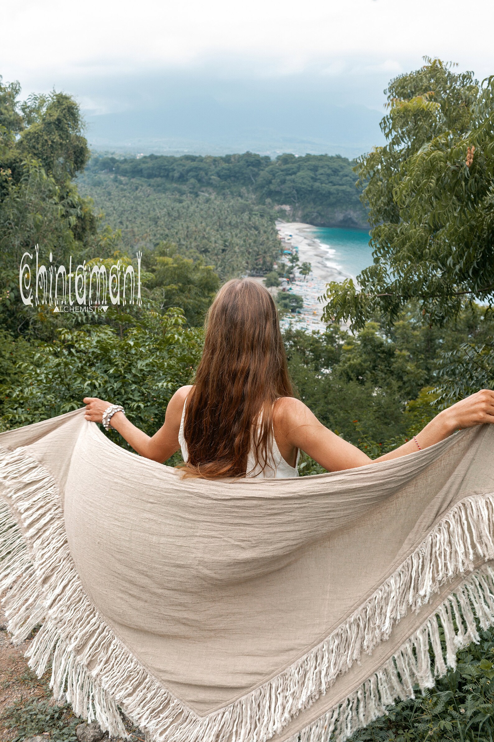 Boho Shawl Fringe Bohemian Scarf Women Hippie Boho - Etsy