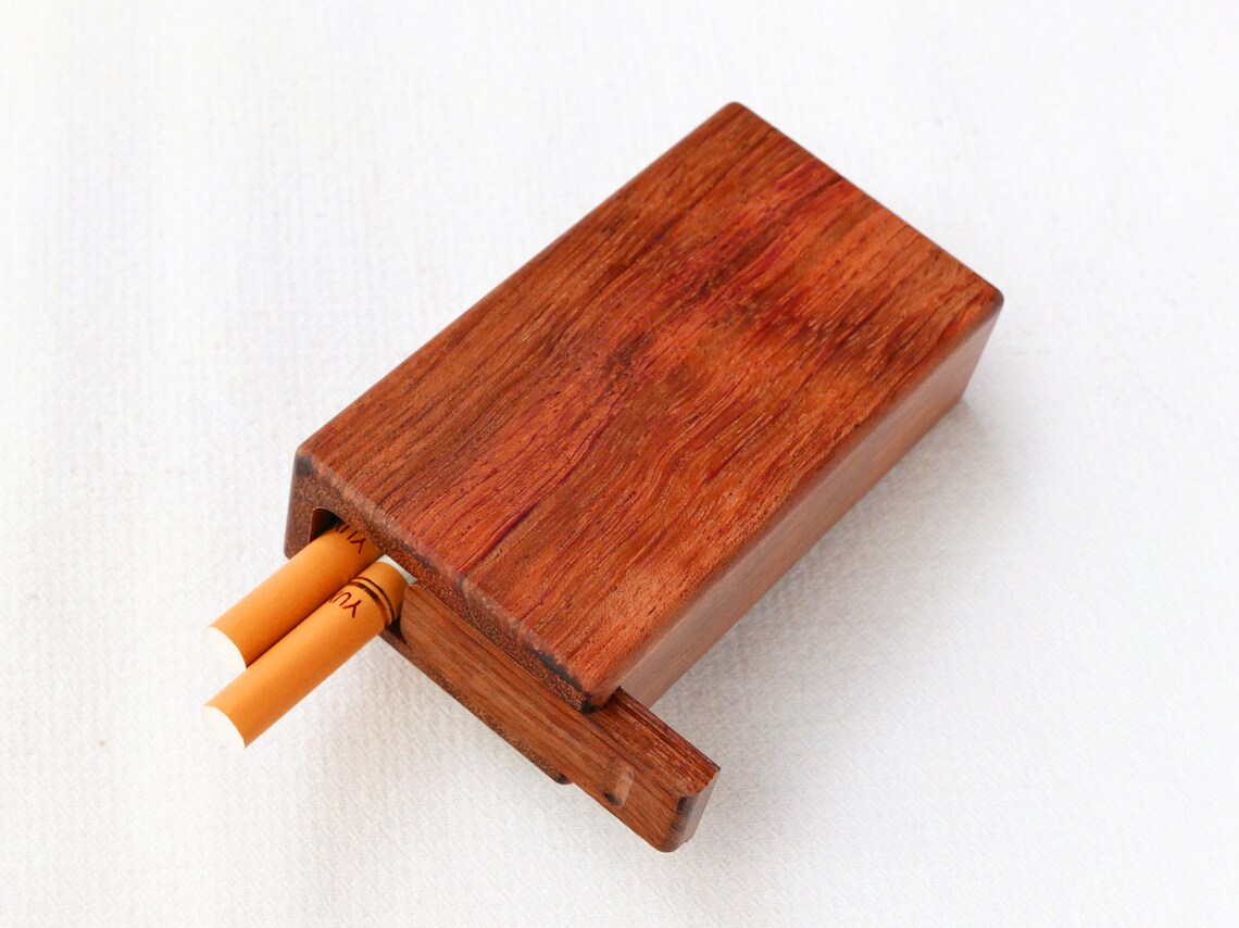 Custom Rosewood Cigarette Case for 10x King Size Cigarettes | Etsy