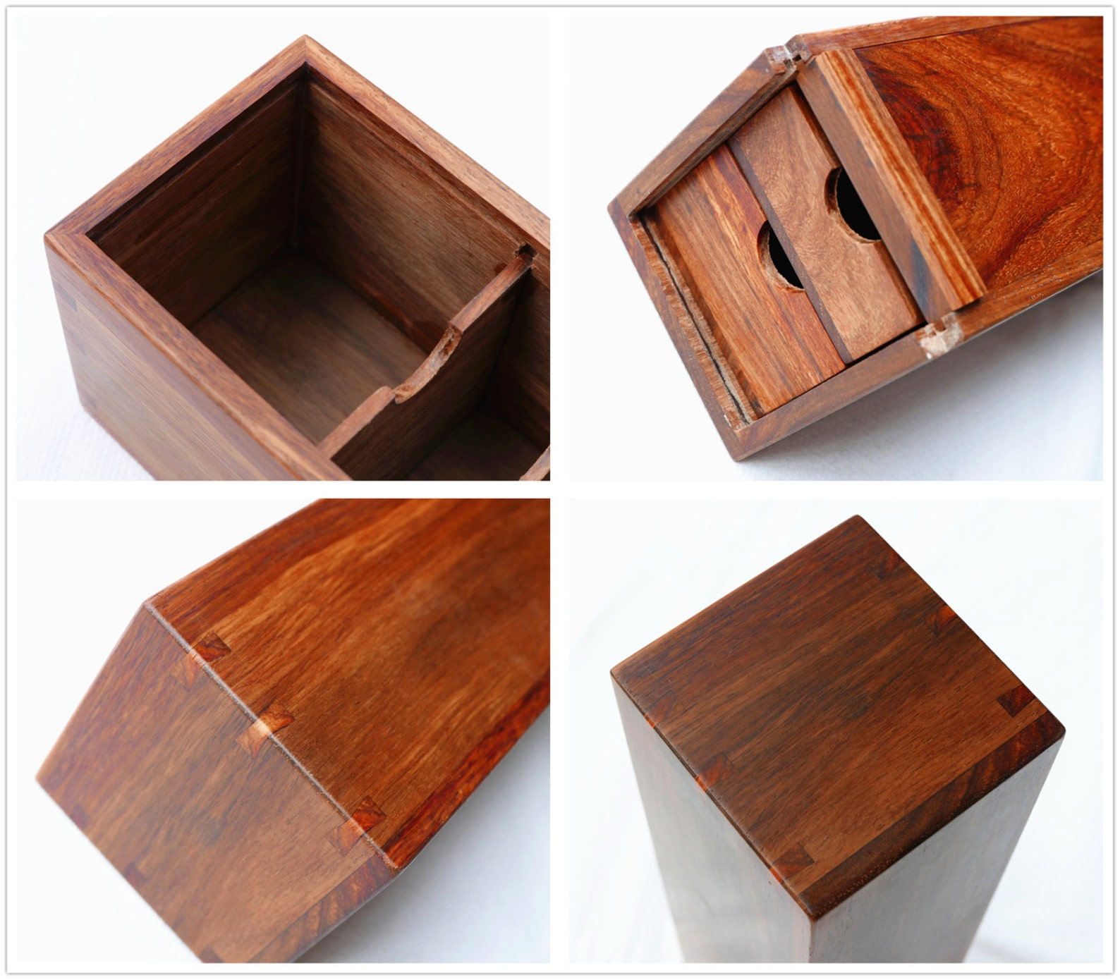 Custom 12 Premium African Rosewood Drawers Set box with | Etsy