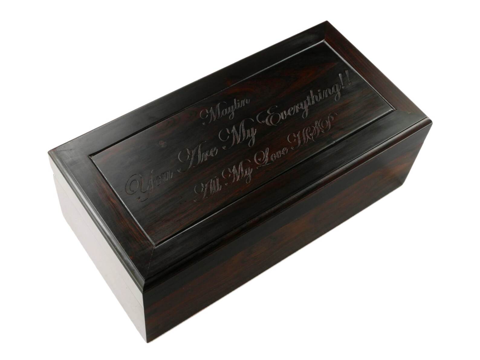 Custom 9 Black Ebony Cufflinks Box With 3 Compartments - Etsy