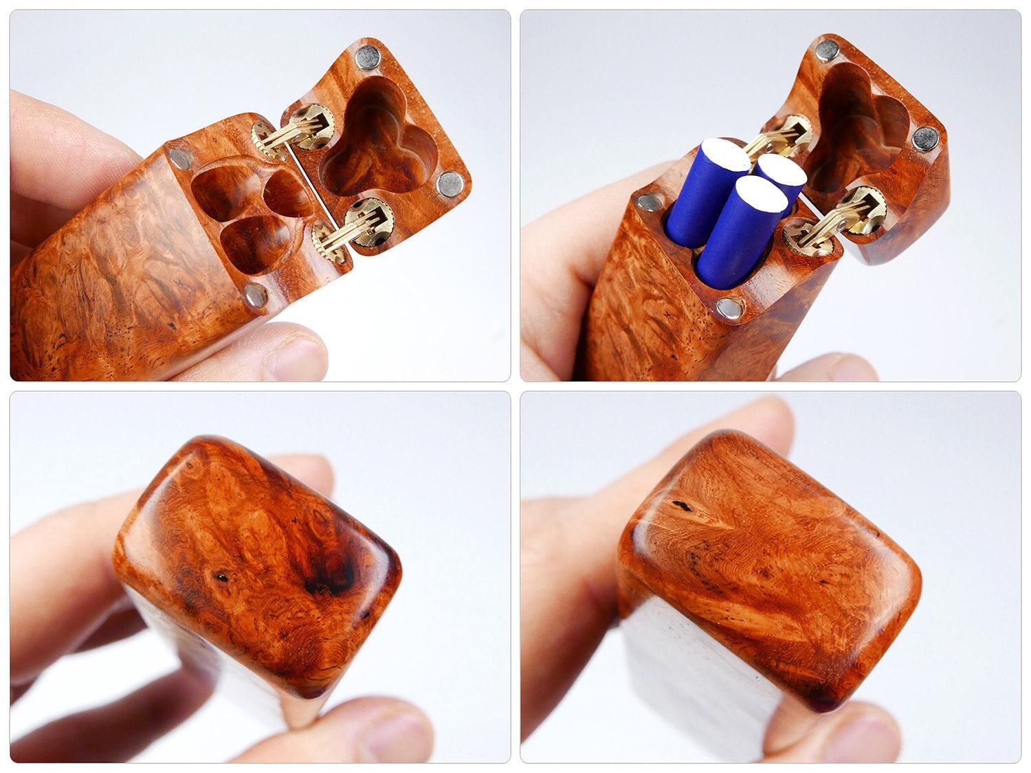 Original Rosewood Burl King-size Cigarette Case for 3X - Etsy