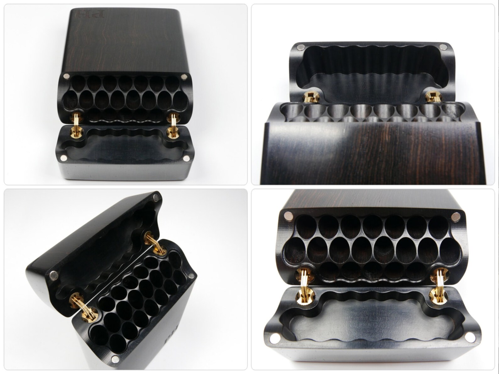 Custom Ebony Wood Case With Engraving Name Initials for 20X | Etsy