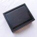 Custom 3.5 Black Ebony Storage Box With Sliding Lid and - Etsy
