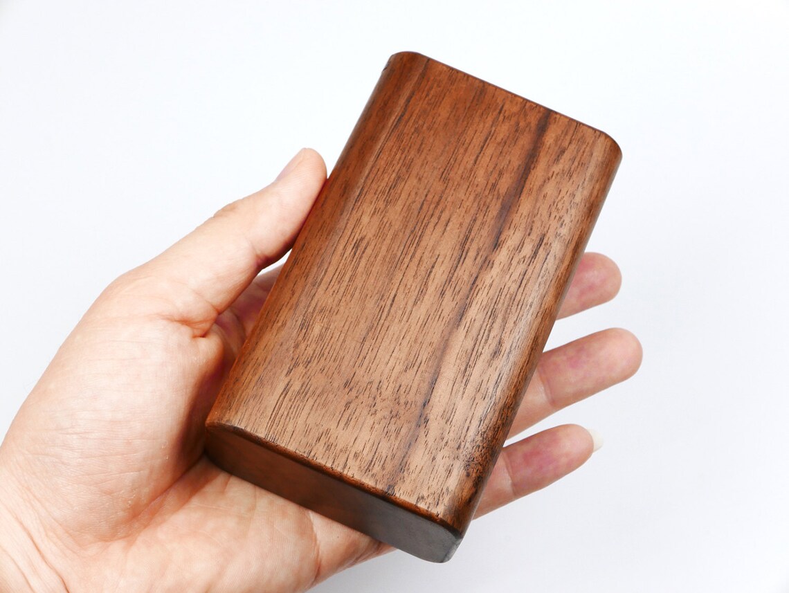 Custom Walnut 8X Cigarillos Case Small Cigar Case CNC | Etsy