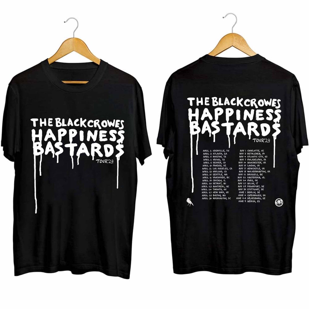 The Black Crowes 2024 Happiness Bastards Tour Shirt, the Black Crowes ...