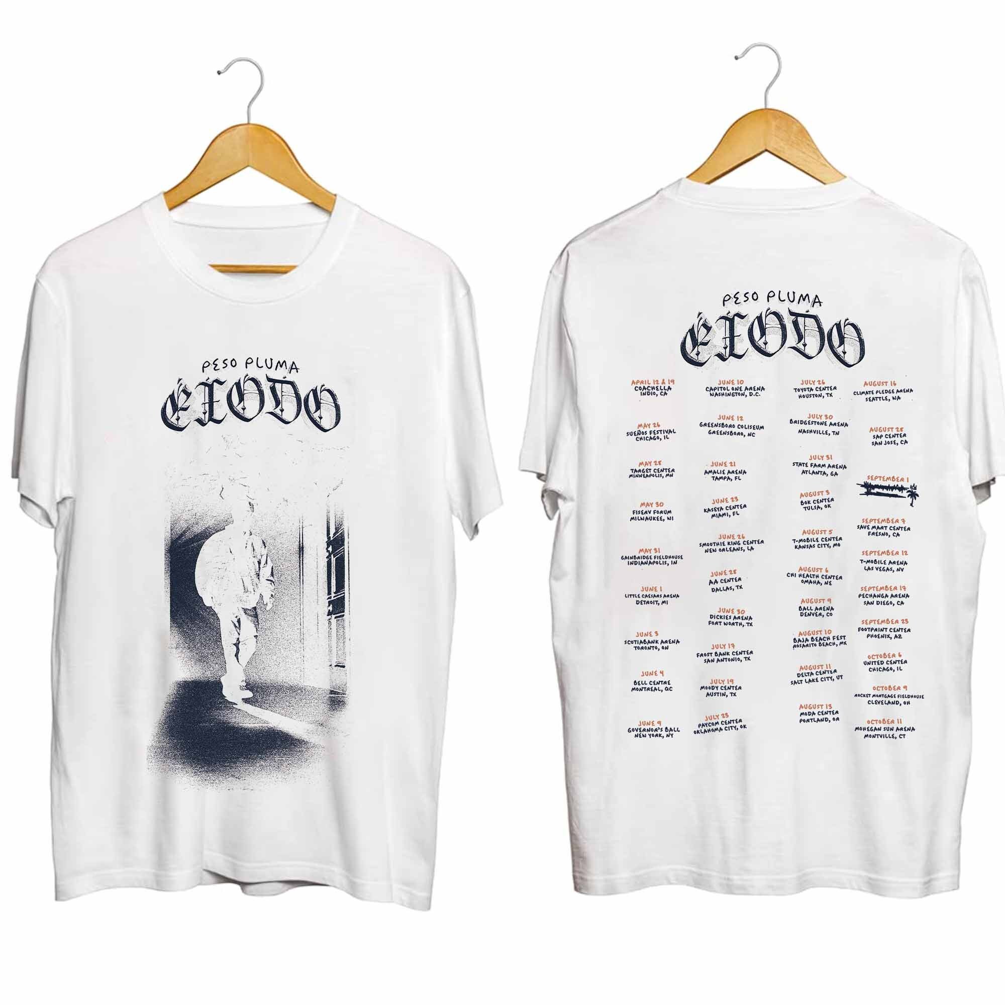 Peso Pluma Exodo Tour 2024 Shirt, Peso Pluma Fan Shirt | by Printblur Peso Pluma Exodo Tour 2024 Shirt, Peso Pluma Fan Shirt | by Printblur