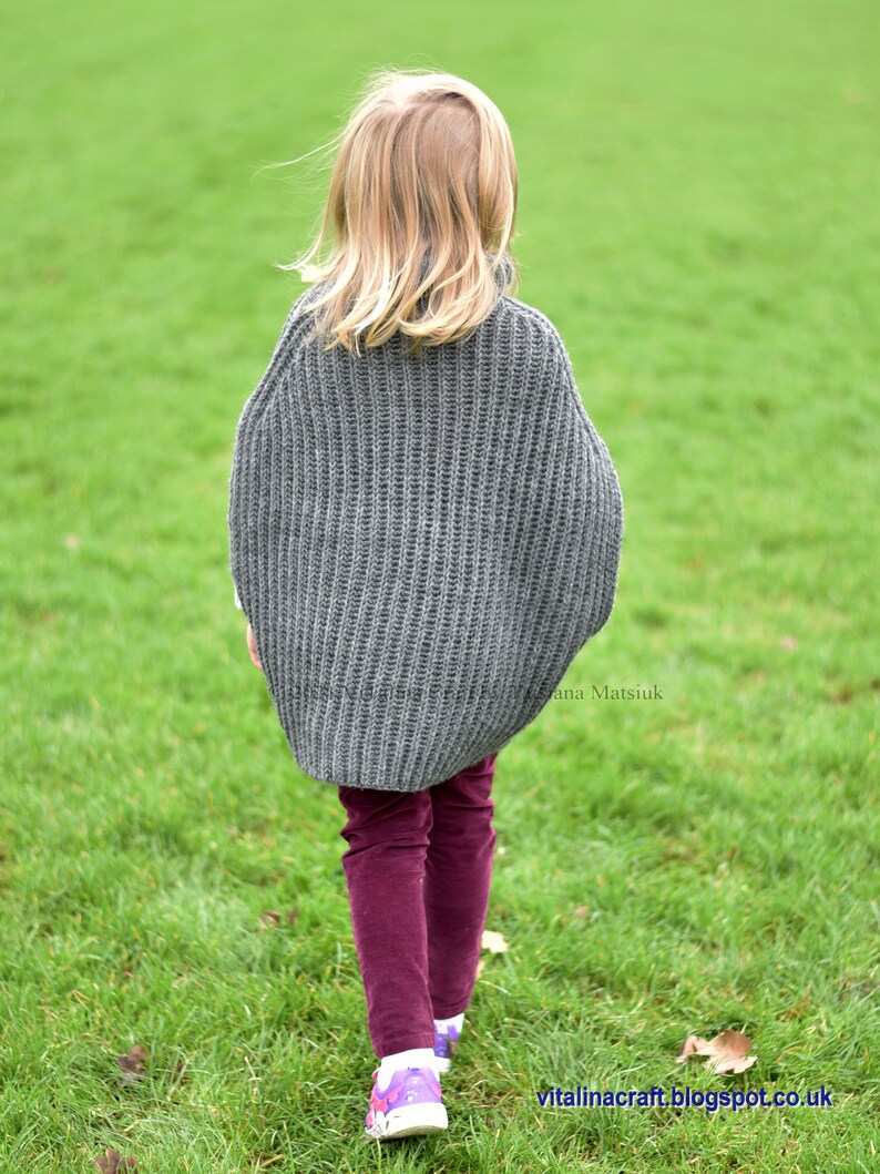 Knitting Pattern - Comfort Formula Poncho (all Sizes) - Etsy