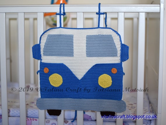 Crochet Pattern Camper Van Organiser | Etsy