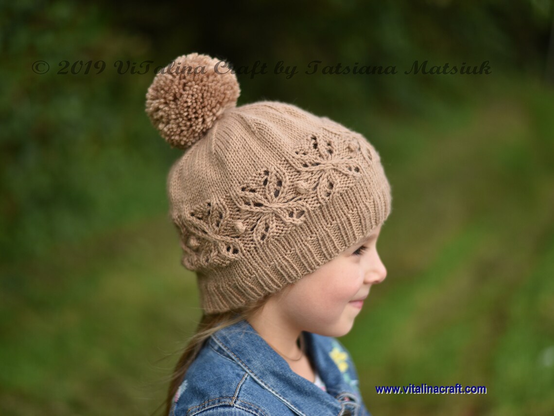 Knitting Pattern Starflake Hat All Sizes - Etsy