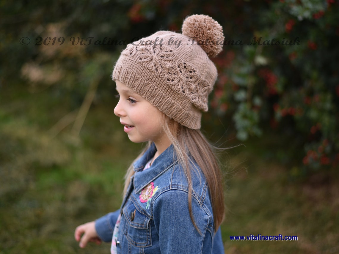 Knitting Pattern Starflake Hat All Sizes - Etsy