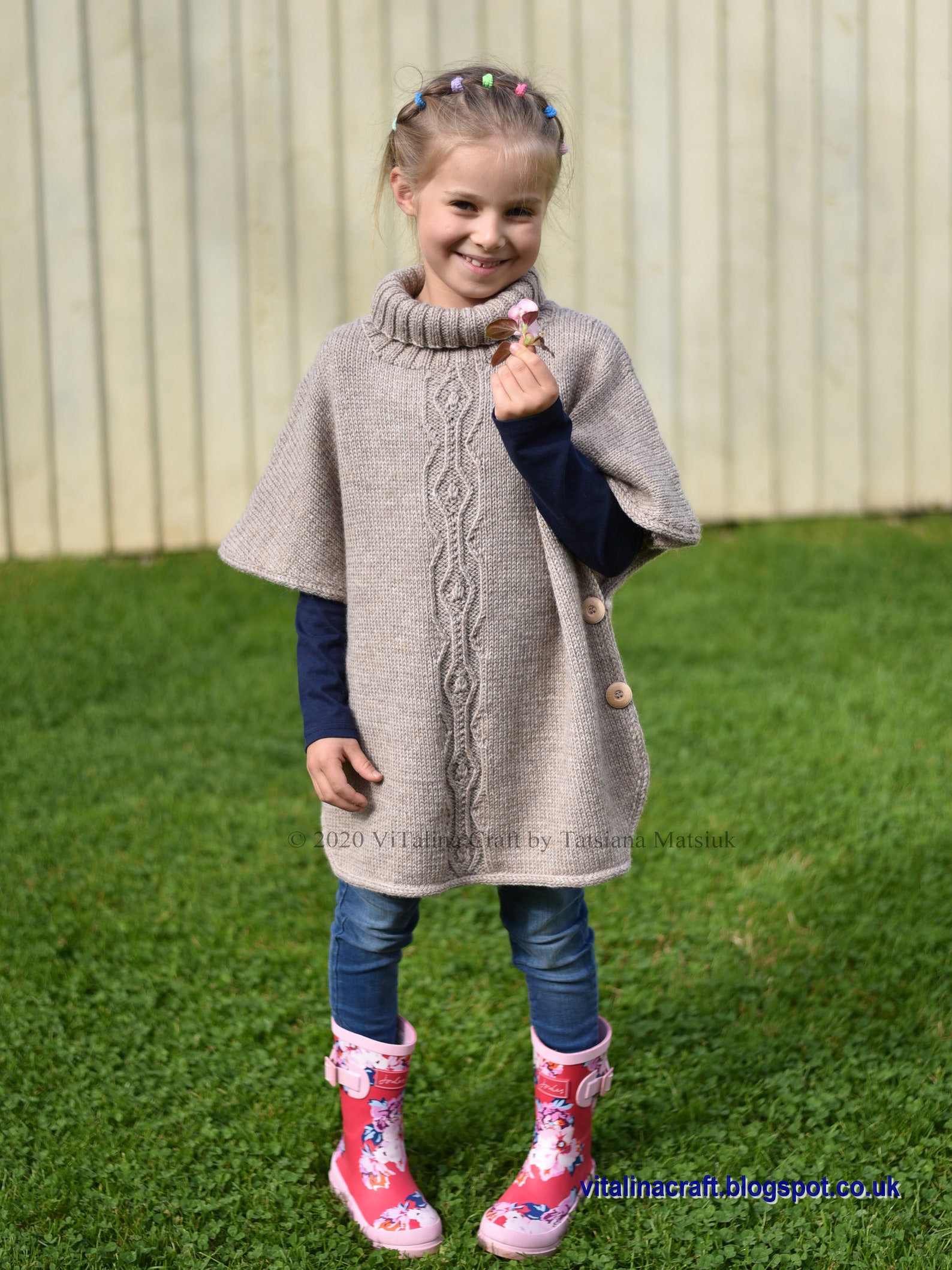 Knitting Pattern - Transformer Poncho and Hat Set (child and Adult ...
