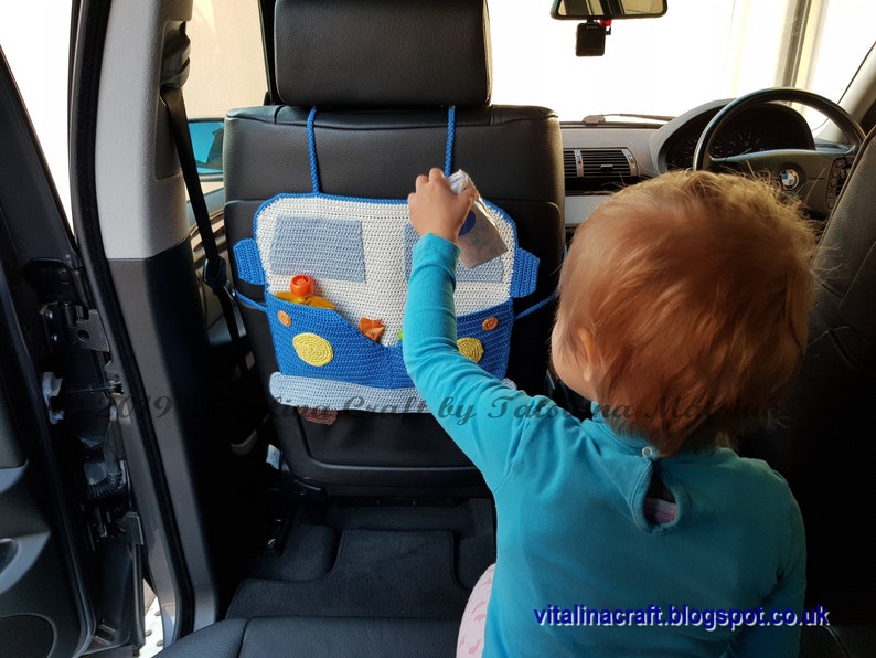 Crochet Pattern - Camper Van Organiser - Etsy