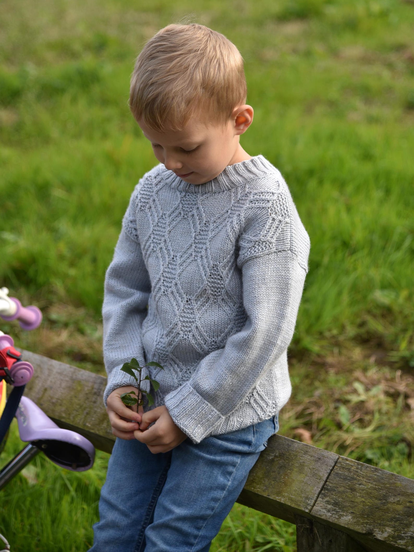 Knitting Pattern - Mini Melton Sweater (toddler, Child and Teen Sizes ...