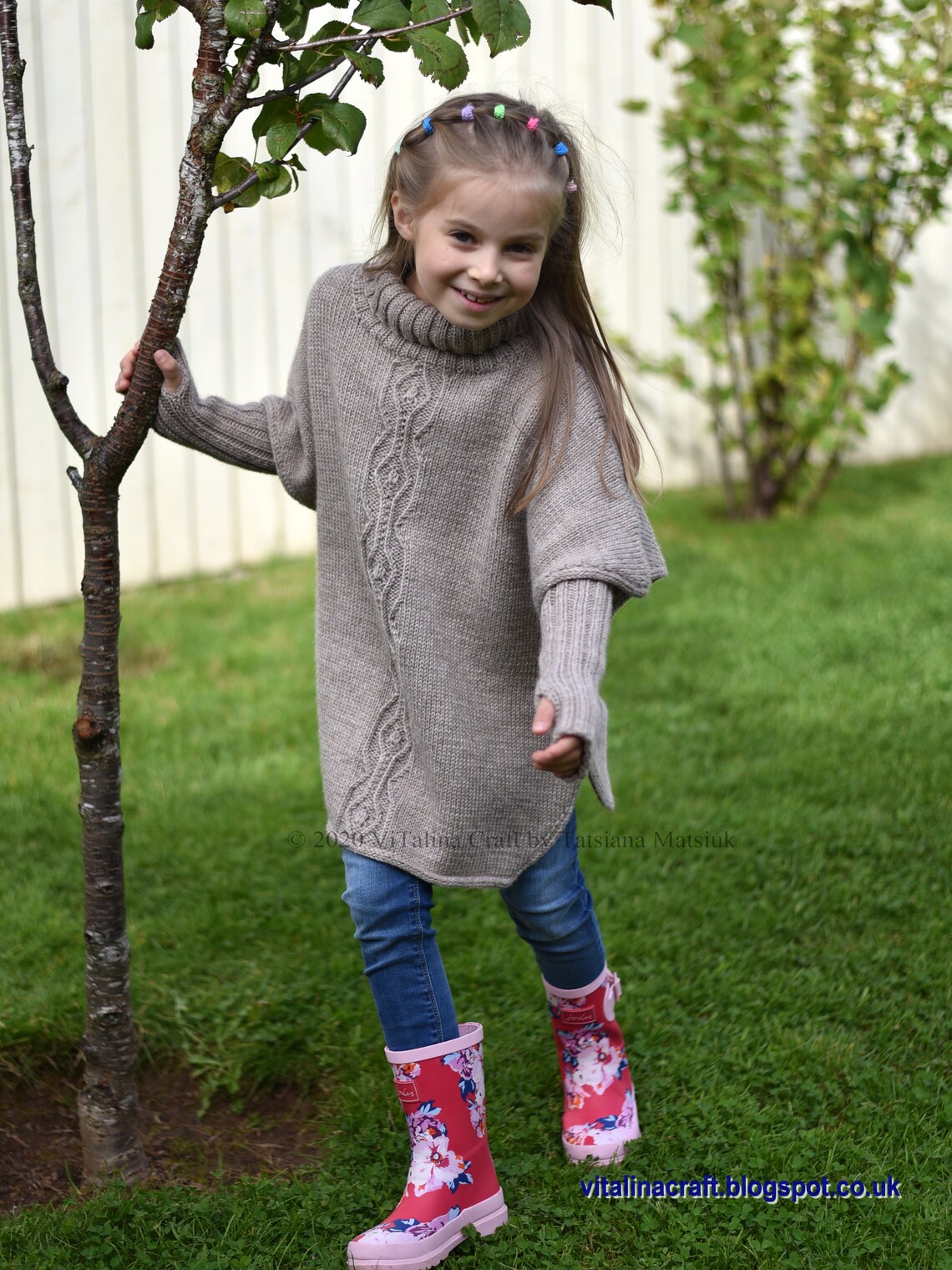 Knitting Pattern - Transformer Poncho and Hat Set (child and Adult ...