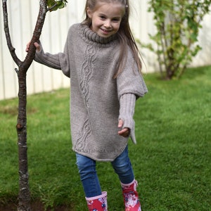 Knitting Pattern - Transformer Poncho and Hat Set (child and Adult ...