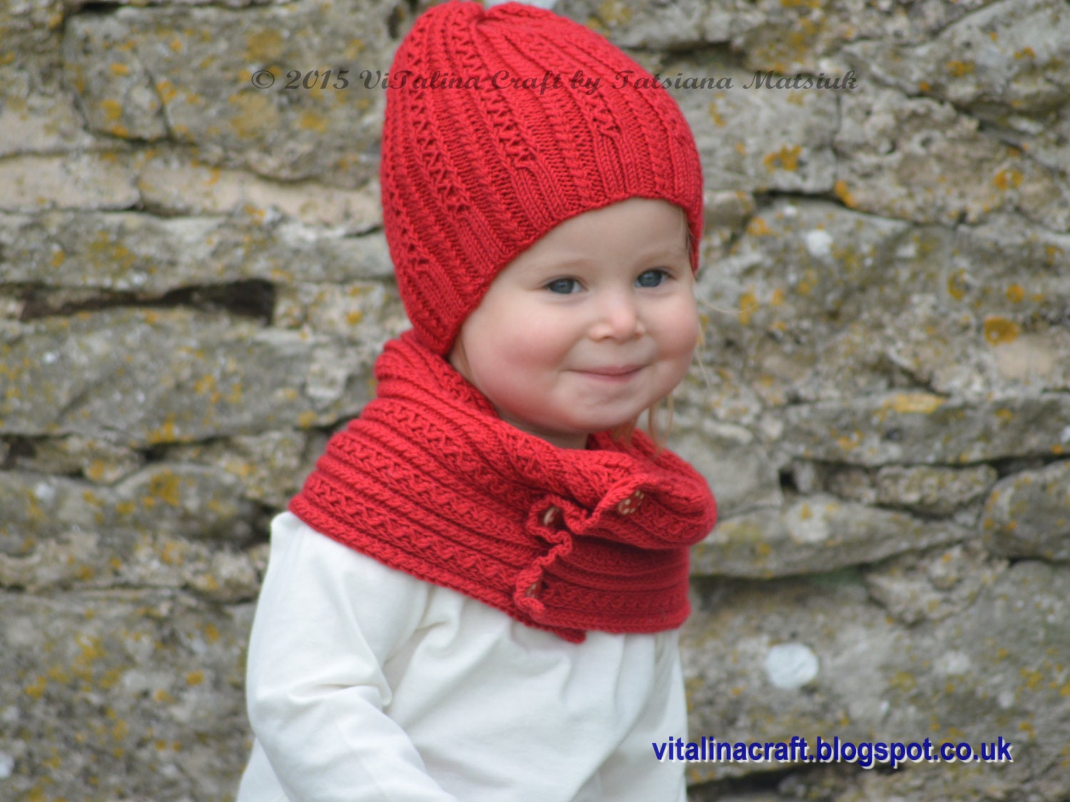Knitting Pattern Tiny Cables Hat and Scarf baby Child | Etsy