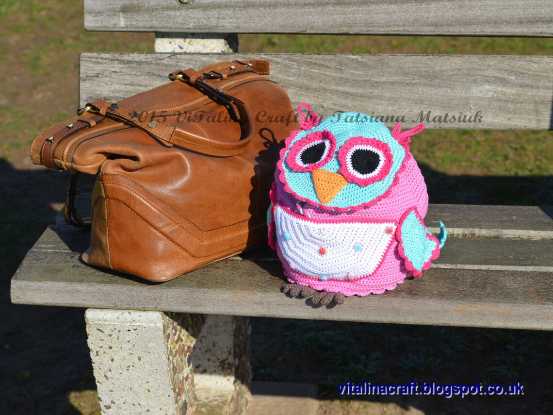 Crochet Pattern Owl Traveller Backpack - Etsy