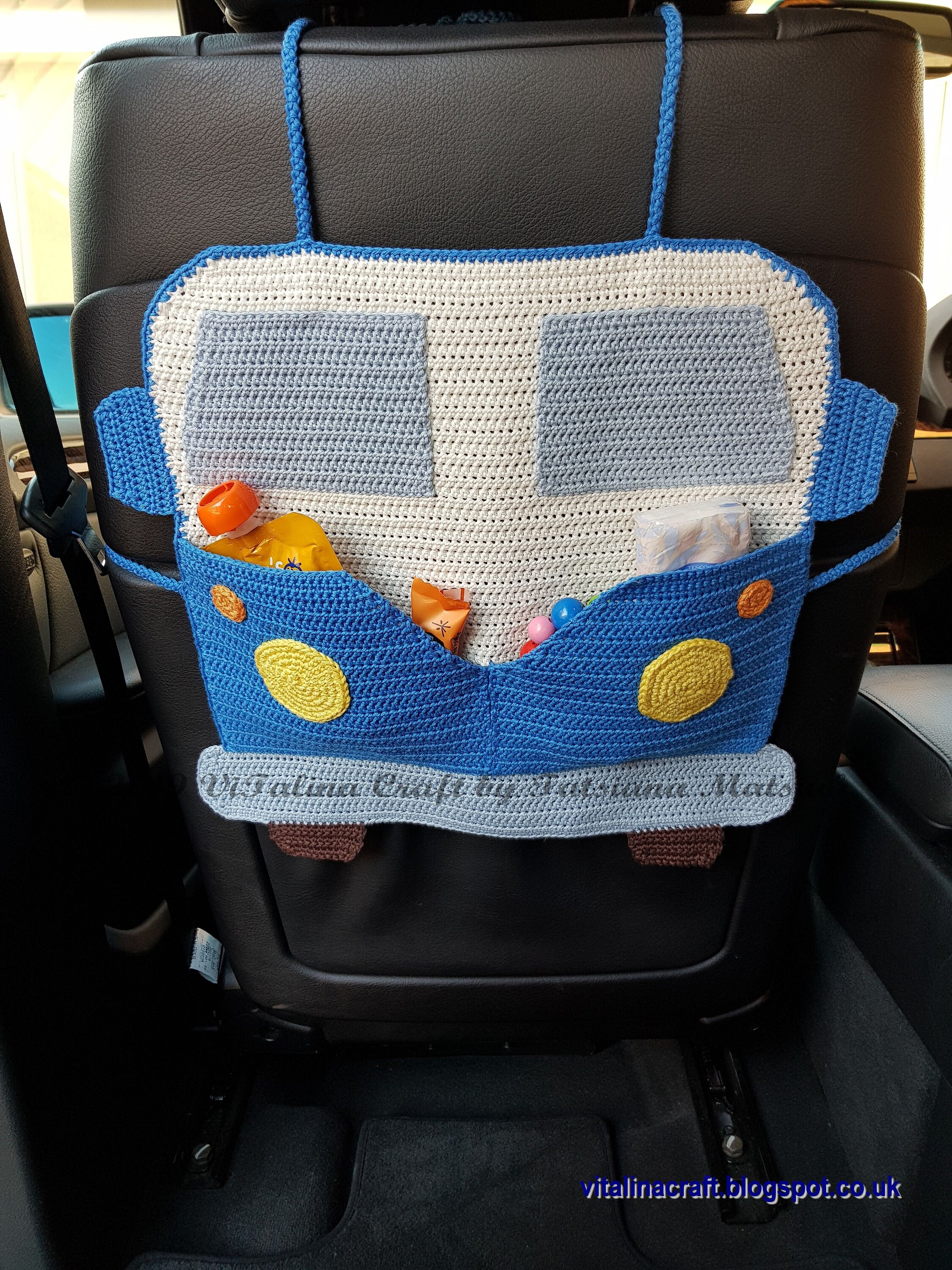 Crochet Pattern - Camper Van Organiser - Etsy UK