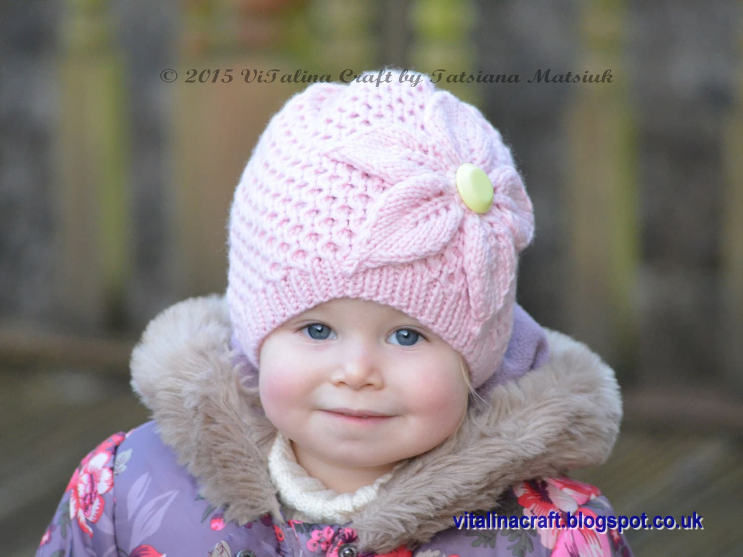 Knitting Pattern Cherry Flower Hat all Sizes | Etsy