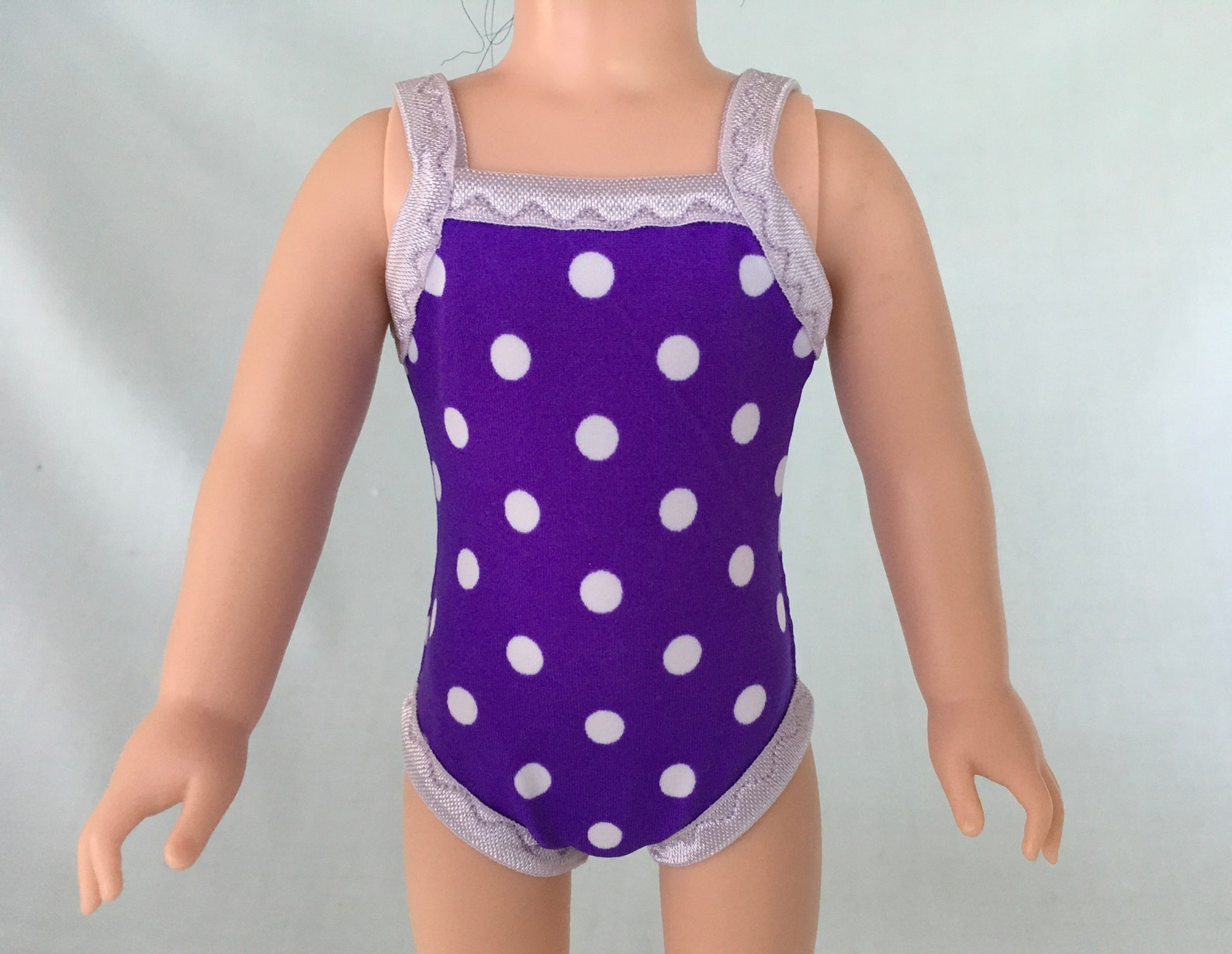 Purple and Silver Polka Dot Bathing Suit and Lollipop Beach - Etsy