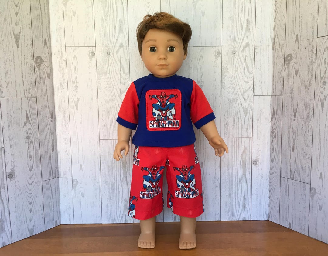 Spider Man Pajamas for 18 Inch Dolls - Etsy