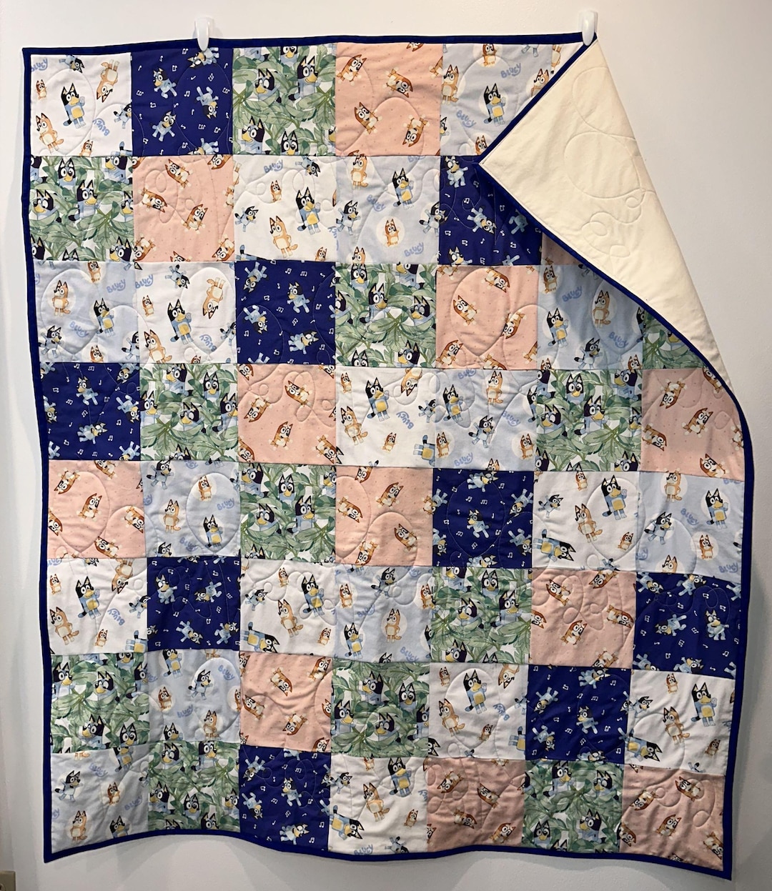 Bluey Lap Quilt 50x56.5 approximate Bluey, Bingo and Family - Etsy
